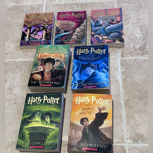 Scholastic | Other | Harry Potter Complete Book Set 7 | Poshmark